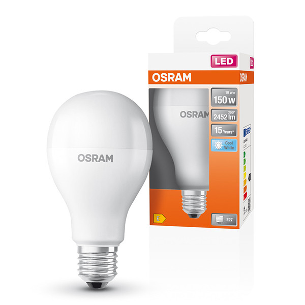 Osram LED lamp E27 | Peer A70 | Mat | 4000K | 19W (150W) Osram 123led.nl